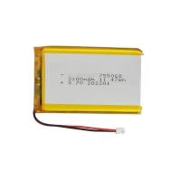China 755068 Soft Pack Li-Polymer Battery 3.7V 3100mAh for Medical Devices for sale