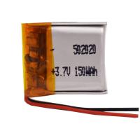 China High Temp Resistant3.7V 150mAh 502020 Li-Polymer Battery Universal for MP3/MP4 Voice Recorder Bluetooth Speaker Smart Watch for sale