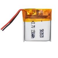 China High Temp Resistant3.7V 150mAh 502020 Li-Polymer Battery Universal for MP3/MP4 Voice Recorder Bluetooth Speaker Smart Watch for sale