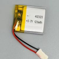 China High Temp ResistantBattery for Sports Watch and Positioner 402020 for Bluetooth Earphones 3.7V 120mAh Li-Polymer Battery Cell for sale
