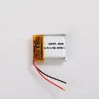 China 602020 Li-Polymer Battery 3.7V 200mAh Rechargeable High Temperature Resistant Lithium Battery for Bluetooth Speakers for sale