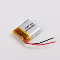 China 602020 Li-Polymer Battery 3.7V 200mAh Rechargeable High Temperature Resistant Lithium Battery for Bluetooth Speakers for sale