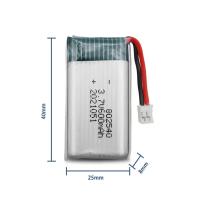 China Brand New 802540 3.7V 600mAh Li-Polymer Battery for X5C RC Airplane Quadcopter and Drone for sale