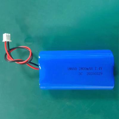 China 7.4V 18650 Cylindrical Lithium Ion Battery Pack 1900mAh 2000mAh 2200mAh 2500mAh 3000mAh Rechargeable Li-ion Battery for sale