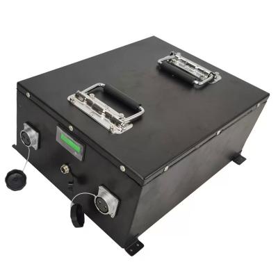 China 12V / 24V 40ah 60ah 80ah 100ah Large Capacity Lithium Battery for Four-Wheel Small Forklift Outdoor Activities for sale