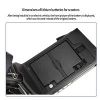 China 48V 12ah 15ah 20ah 25ah Portable Scooter Lithium Battery Original Standard Universal Replacement Battery for sale