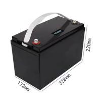China 12V 50Ah 100Ah 150Ah 200Ah LiFePO4 Battery Large Capacity RV Photovoltaic Energy Storage Battery for sale