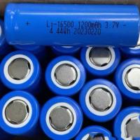 China 16500 Lithium Battery 3.7V 5C 1200mAh High Capacity High Rate Rechargeable Li-ion Battery Factory for sale