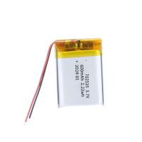 China 702535 Lithium Polymer Battery 3.7V 600mAh Rechargeable Battery for Toys and Beauty Devices for sale