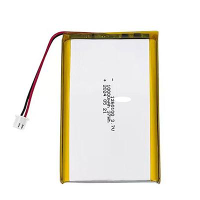 China 1260100 3.7V 10000mAh Li-Polymer Battery for Power Bank Medical Monitor for sale