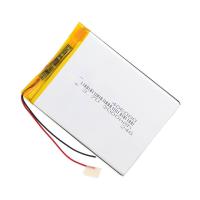 China 406080 3.7V 2500mAh 3000mah Li Polymer Battery for LED Lights Bluetooth and Beauty Devices for sale