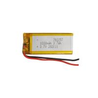 China High Capacity 702257 3.7V 1000mAh Rechargeable Lithium Polymer Battery for Portable Devices and Small Home Appliances for sale