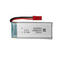 China 852550 3.7V 1000mAh 15C High Rate Polymer Lithium Battery for Drone Remote Control Car Air Pump for sale