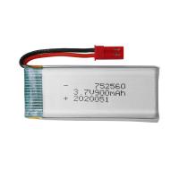 China 3.7V 900mAh 30C High Rate LiPo Battery 752560 for Drone RC Aircraft Power Tools for sale