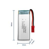 China 3.7V 900mAh 30C High Rate LiPo Battery 752560 for Drone RC Aircraft Power Tools for sale