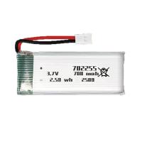 China 702255 3.7V 700mAh High Discharge Rate Polymer LiPo Battery for Quadcopter Drone Mini Z Car RC Airplane for sale
