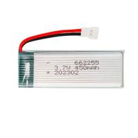China Lithium Battery 662255 3.7V 450mAh for Drone Water Bullet Gun Remote Control Car and Aircraft Model for sale
