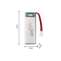 China Lithium Battery 662255 3.7V 450mAh for Drone Water Bullet Gun Remote Control Car and Aircraft Model for sale