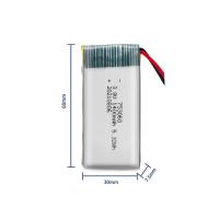 China 753060 1400mAh 3.8V 30C High Rate LiPo Battery for Power Tools Medical Devices and RC Aircraft Model for sale