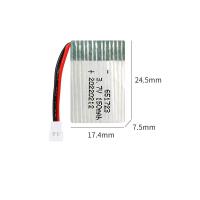 China 651723 Lithium Polymer Battery 3.7V 150mAh 20C High Rate Discharge for RC Aircraft and Mini Drone for sale