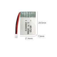 China 651723 Lithium Polymer Battery 3.7V 150mAh 20C High Rate Discharge for RC Aircraft and Mini Drone for sale