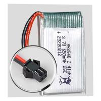 China High Rate 852540 Li-Po Battery 3.7V 650mAh 25C Discharge Power Type RC Lipo Cell True Capacity for sale