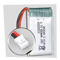 China High Rate 852540 Li-Po Battery 3.7V 650mAh 25C Discharge Power Type RC Lipo Cell True Capacity for sale