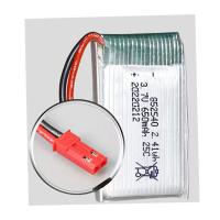 China High Rate 852540 Li-Po Battery 3.7V 650mAh 25C Discharge Power Type RC Lipo Cell True Capacity for sale