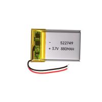 China 522749 880mAh 3.7V LiPo Battery Rechargeable Lithium Polymer Cell for Smart Wearable Bluetooth Devices Small Electronics for sale