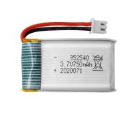China 952540 3.7V 750mAh 30C High Rate Polymer Battery for Quadcopter RC Drone Aircraft Model for sale