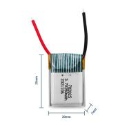 China 702025 3.7V 250mAh High C-rate LiPo Battery for Drone and RC Aircraft Model for sale
