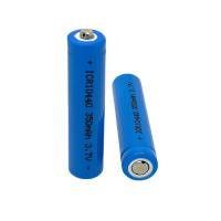 China 10440 Lithium Battery Rechargeable 3.7V High Capacity 350mAh Power Battery for sale