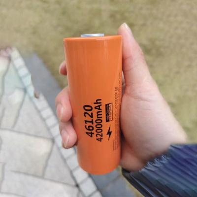 China Brand New EVE 46120 3.7V 42Ah Large Capacity Cylindrical Lithium Battery High Energy Density Cell for Power Bank Portable Charger and Flashlight for sale