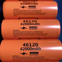 China Brand New EVE 46120 3.7V 42Ah Large Capacity Cylindrical Lithium Battery High Energy Density Cell for Power Bank Portable Charger and Flashlight for sale