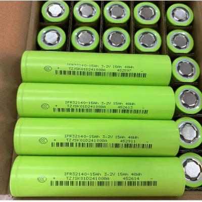 China JSK IFR32140 3.2V 15Ah LiFePO4 Power Battery Cell Cylindrical LFP Cell for E-bikes and Solar Energy Storage for sale