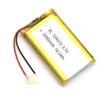 China Rechargeable 104372 Lithium Polymer Battery 3.7V 5000mAh Replacement Battery for LED Lights Toys and Digital Devices for sale