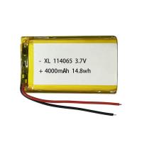 China 114065 Rechargeable Lithium Polymer Soft Pack Battery 3.7V 4000mAh Li-Po Cell for Power Banks and Handheld Devices for sale