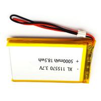 China 115570 Lithium Polymer Battery 3.7V 5000mAh High Capacity Rechargeable Li-Po Cell for Portable Fans and Power Banks for sale