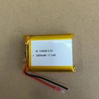 China 124050 Rechargeable Lithium Polymer Battery 3.7V 3000mAh Li-Po Cell for Electric Toys and Hand Warmers for sale
