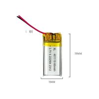 China 401119 Lithium Polymer Battery 3.7V 60mAh Battery Battery for bluetooth Headset Remote Control Selfie Stick for sale