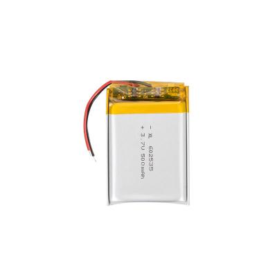 China 602535 Rechargeable Lithium Polymer Battery 3.7V 500mAh Li-po Cell for Wireless Mice and Bluetooth Headsets for sale