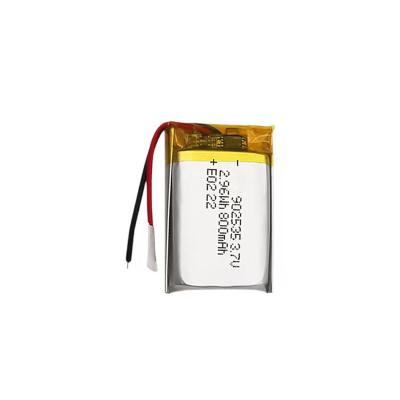 China 902535 Li-Polymer Battery  3.7V Full Capacity 800mAh for Beauty Devices Smart Watches and Bluetooth Headsets for sale