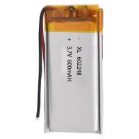 China 3.7V 600mAh 602248 Lithium Polymer Rechargeable Battery Suitable for Dash Cam bluetooth Earphones for sale