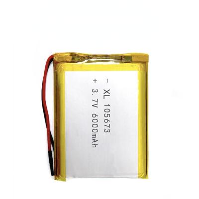 China 105673 Li-polymer Battery 3.7V 6000mAh for Hand Warmer and Massager for sale