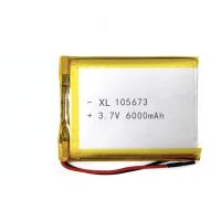 China 105673 Li-polymer Battery 3.7V 6000mAh for Hand Warmer and Massager for sale