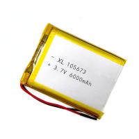 China 105673 Li-polymer Battery 3.7V 6000mAh for Hand Warmer and Massager for sale