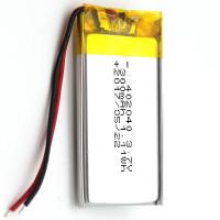 China 402040 Li-Po Lithium Polymer Battery 3.7V 300mAh for Bluetooth Voice Recorder for sale