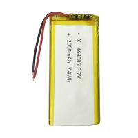 China Rechargeable 464085 Lithium Polymer Soft Pack Battery 3.7V 2000mAh Li Po Cell for Smart Wearable Devices Power Banks for sale