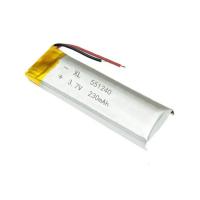 China 551240 Lithium Polymer Battery 3.7V 230mAh Rechargeable Li-Po Cell for Laser Pointers Laser Rangefinders for sale