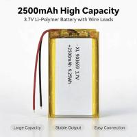 China 903659  3.7V 2500mAh Li-po Battery Cell Continuous Discharge for Wearable and Portable Electronics for sale